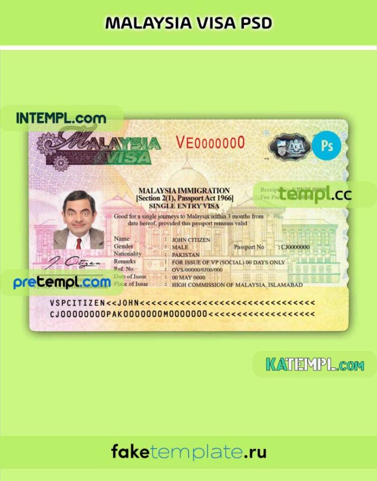 travel visa PSD templates - Intempl